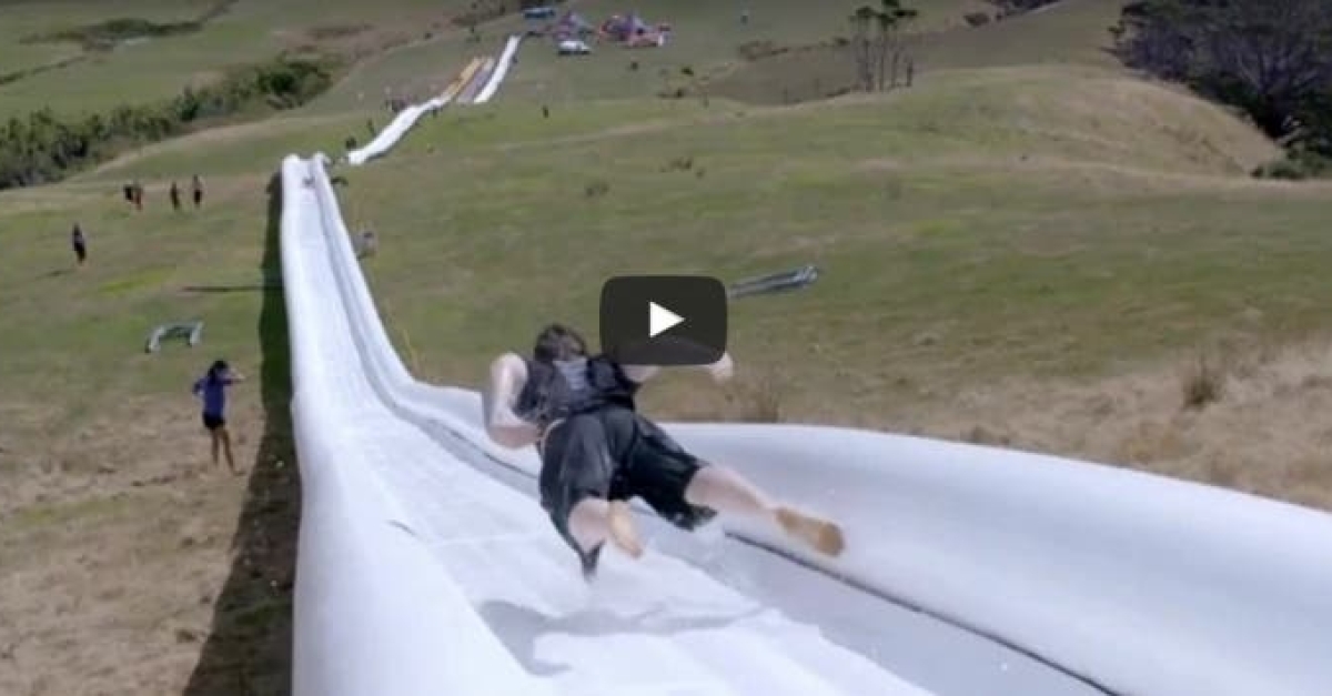 600 metres down and top speeds of 50 km/h on the longest water slide in ...