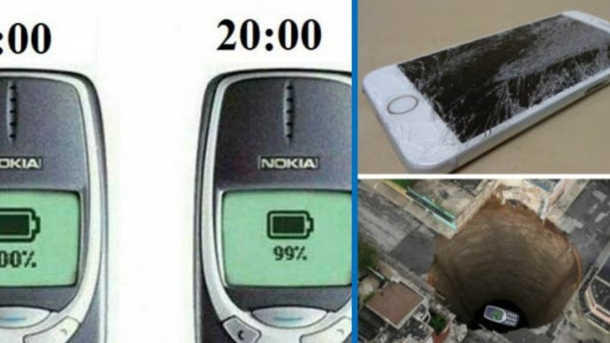 Nokia 3310 VS Smartphones... 12 pictures that prove it was just as good ...