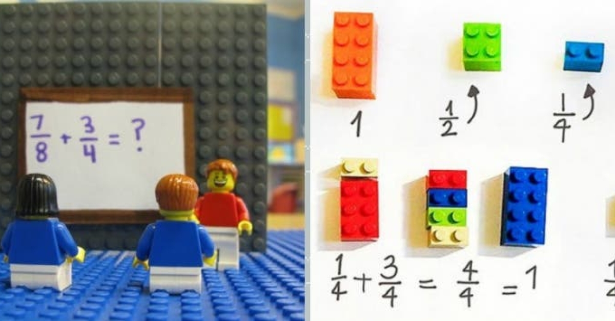 Explaining math to children with Legos, a method that works! Here's how ...