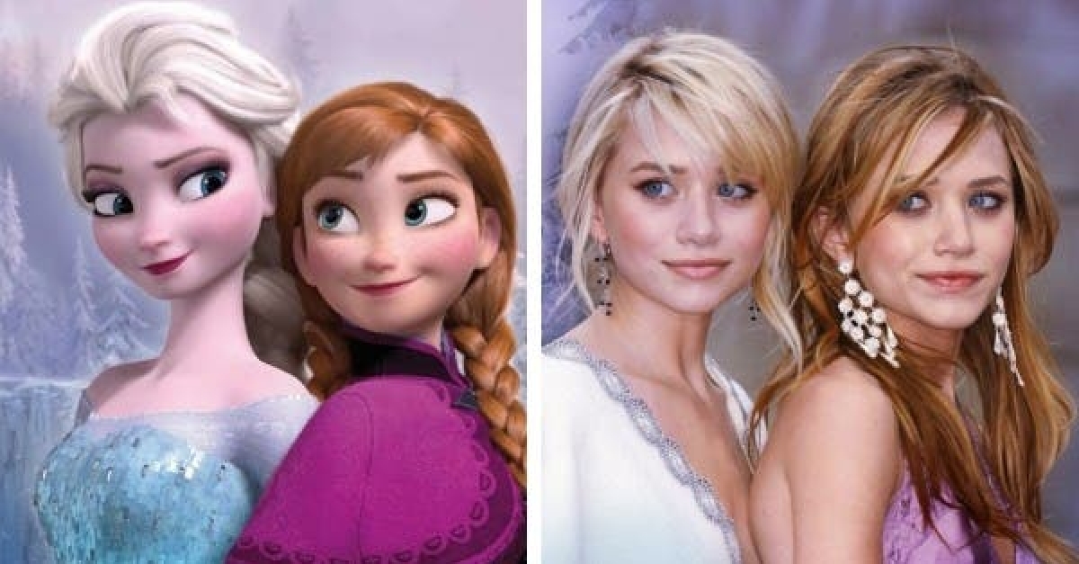 Of these 17 Disney characters, which ones resemble a celebrity the most?