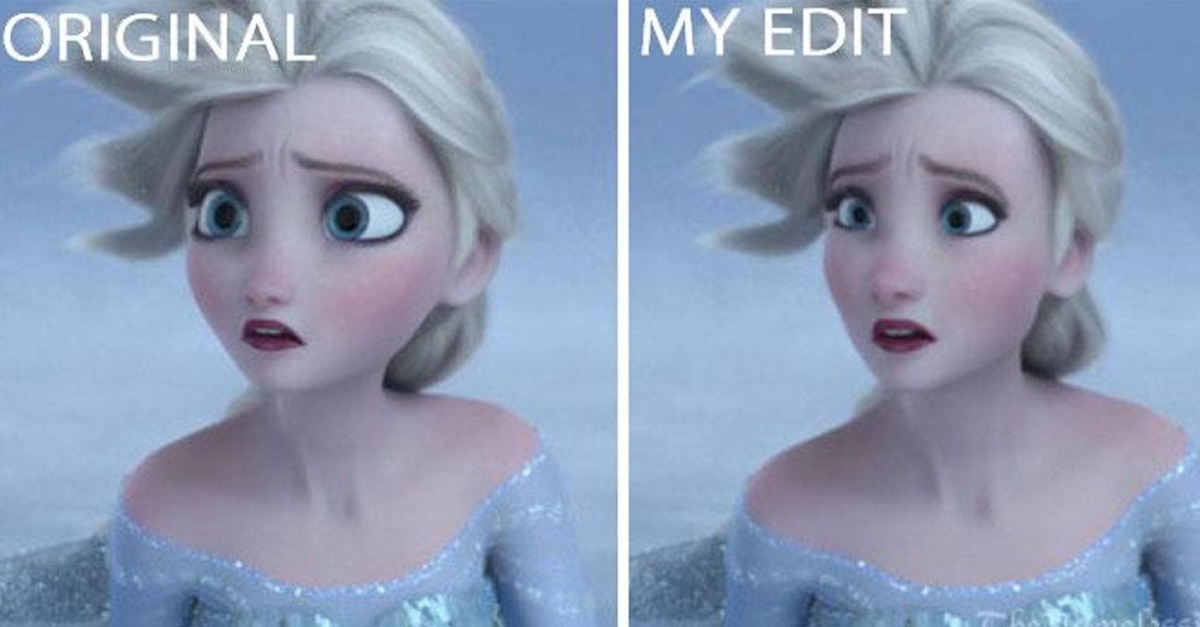 14 cartoon heroines with more realistic faces!