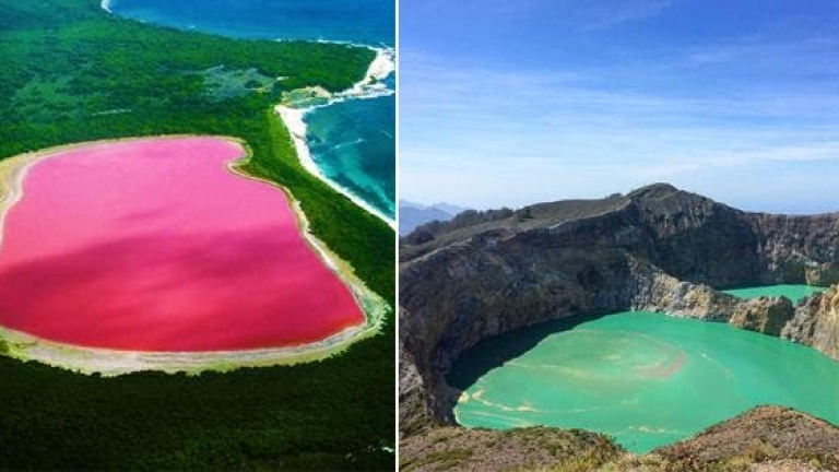 The 14 most beautiful colored lakes in the world!