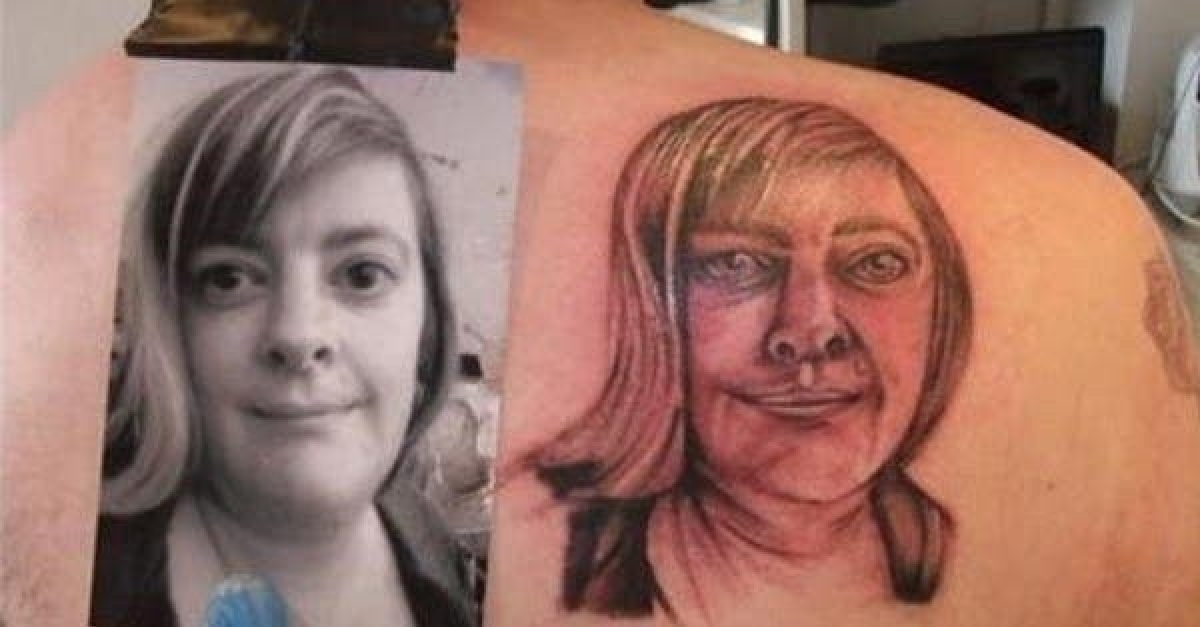 Top 37 portrait tattoos that were total fails