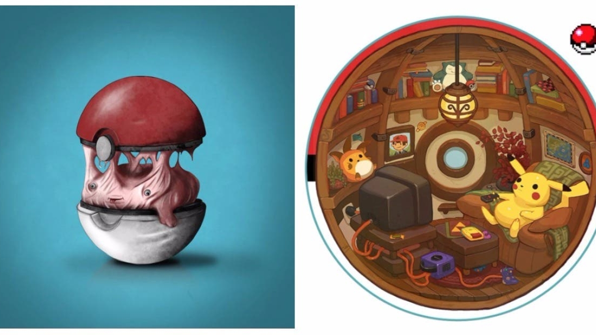 19 Pokéballs as seen from the inside, when Pokémons are resting! Which ...