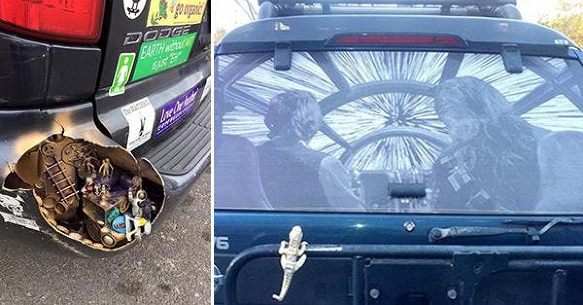 15 people who had a lot of imagination in making their cars unique!