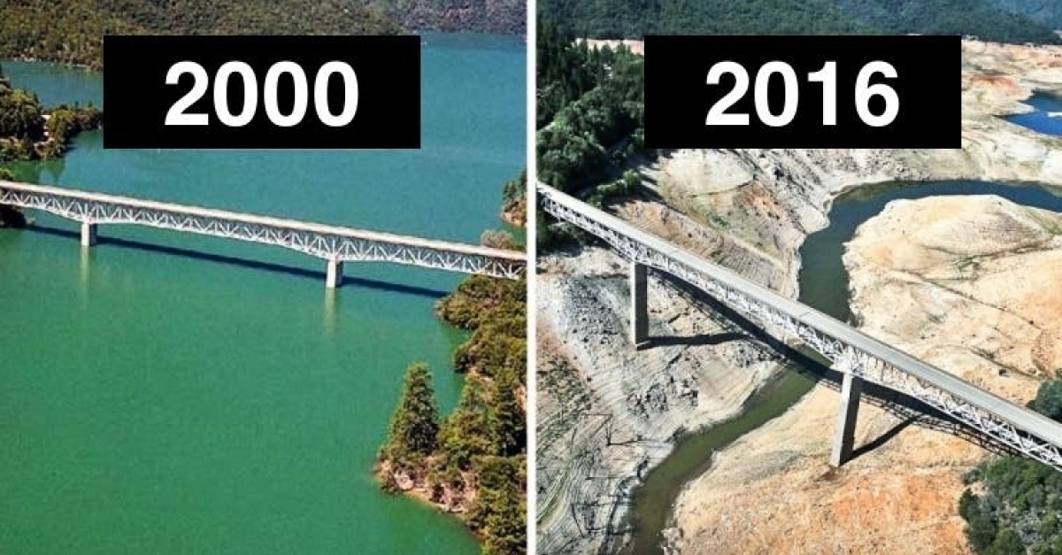 The Earth before and today: NASA unveils some unprecedented pictures of ...