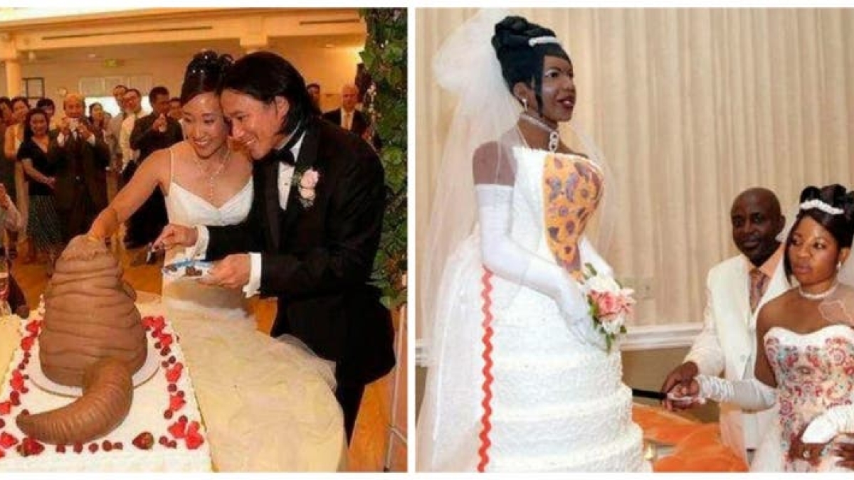 The 20 most horrific wedding cakes ever! Pastry chefs, are you jealous?