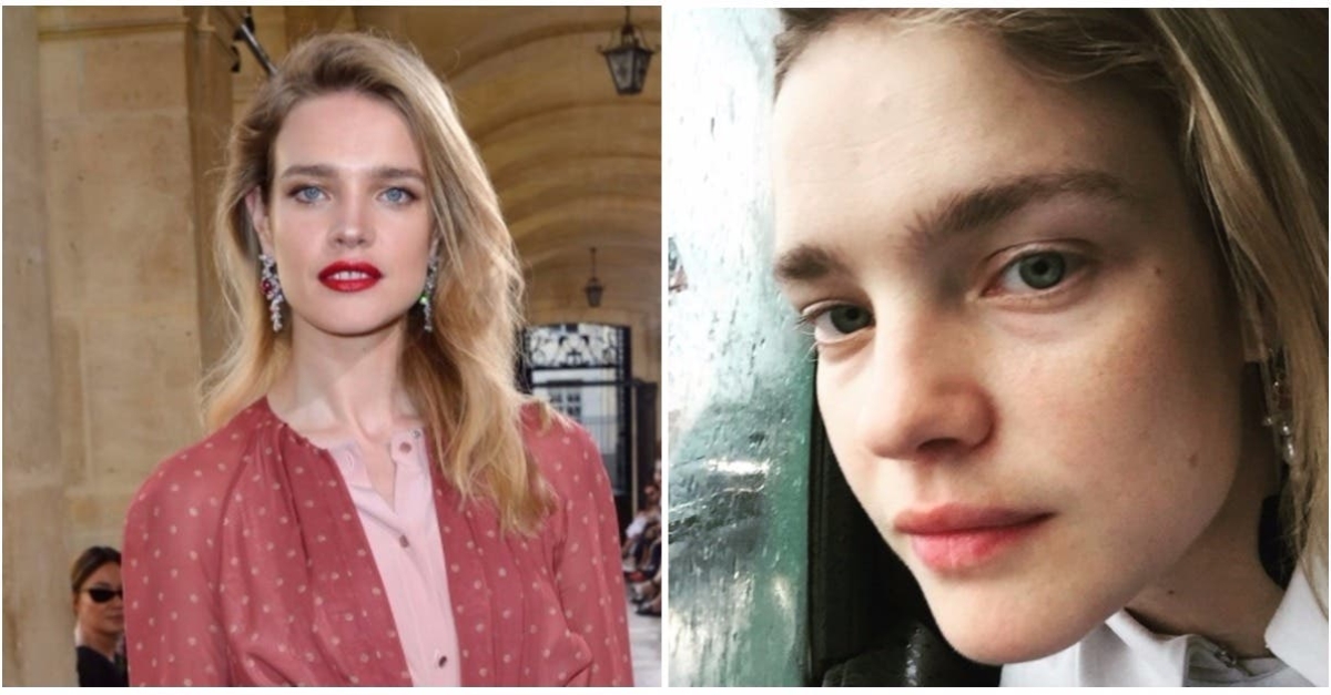 12 photos of top models without make-up