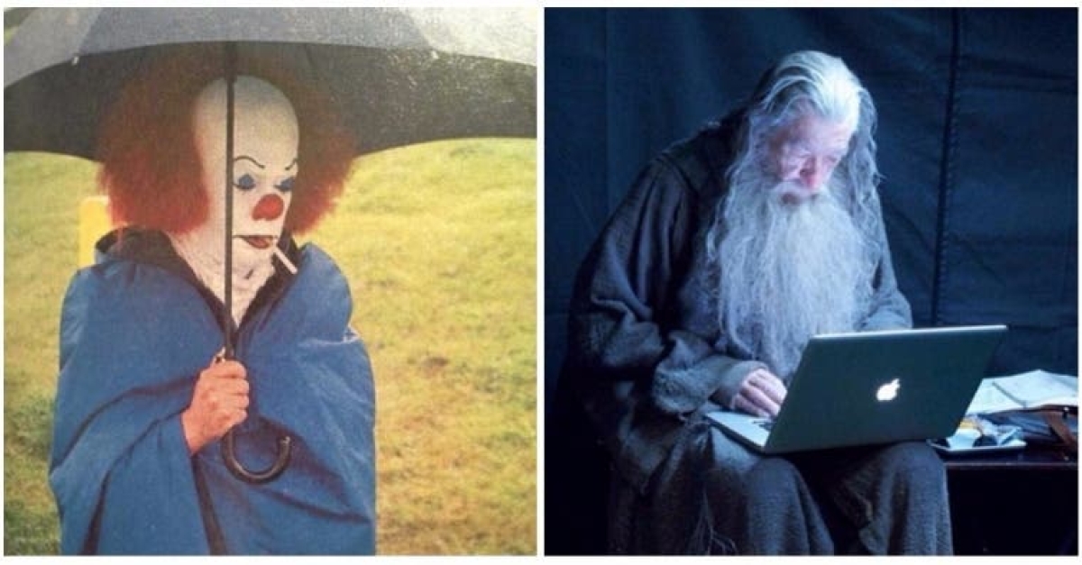 23 awesome behind-the-scenes photos from iconic movies