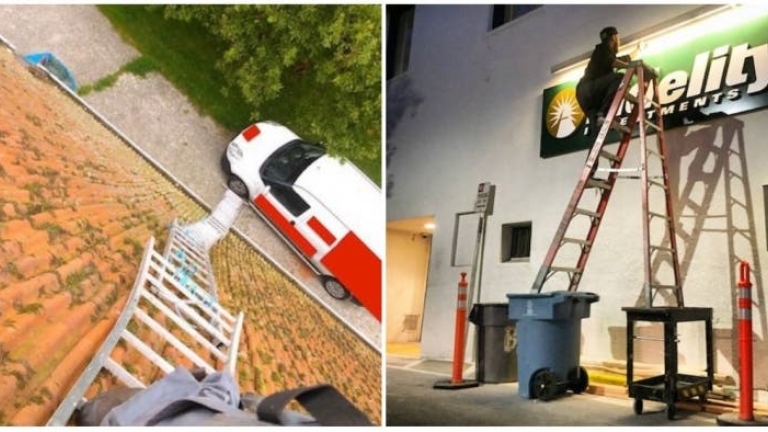 18 photos that show how much people love taking risks