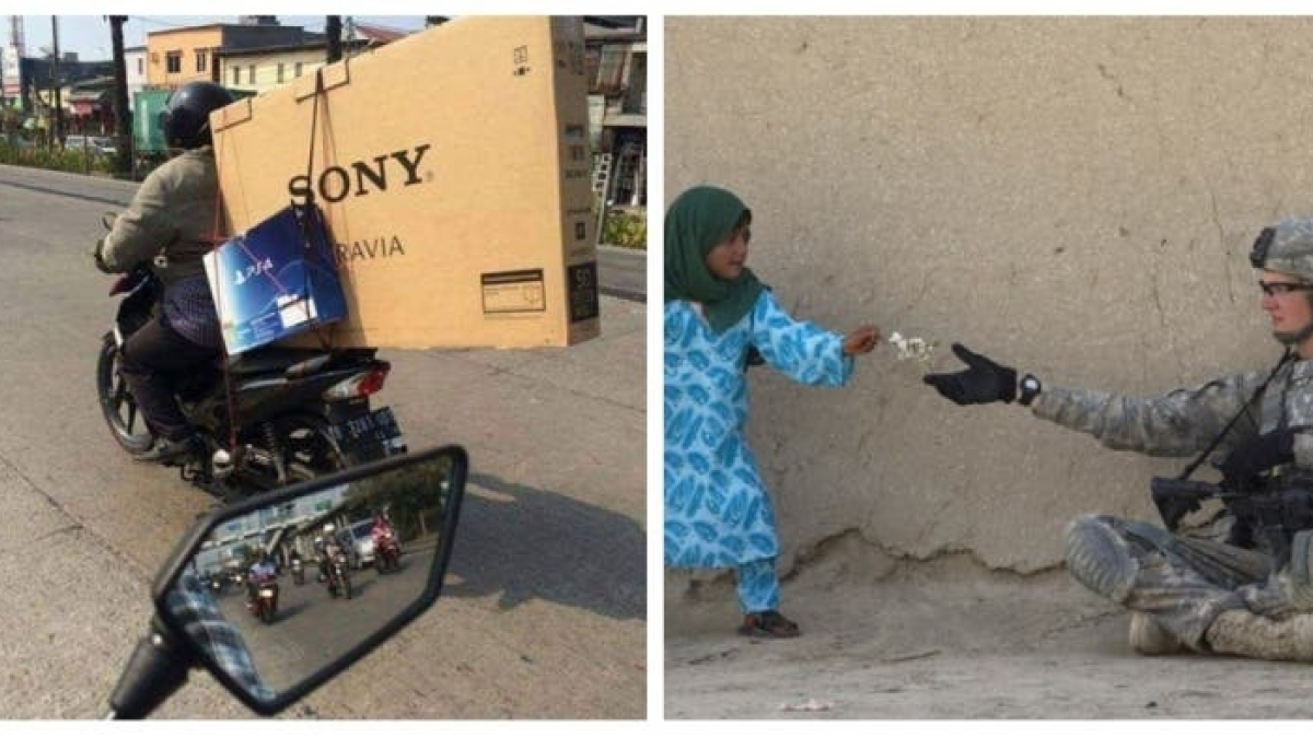 20 photos of people showing touching acts of kindness