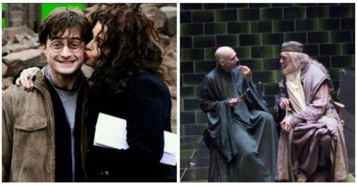 35 rare photos from the Harry Potter shoots
