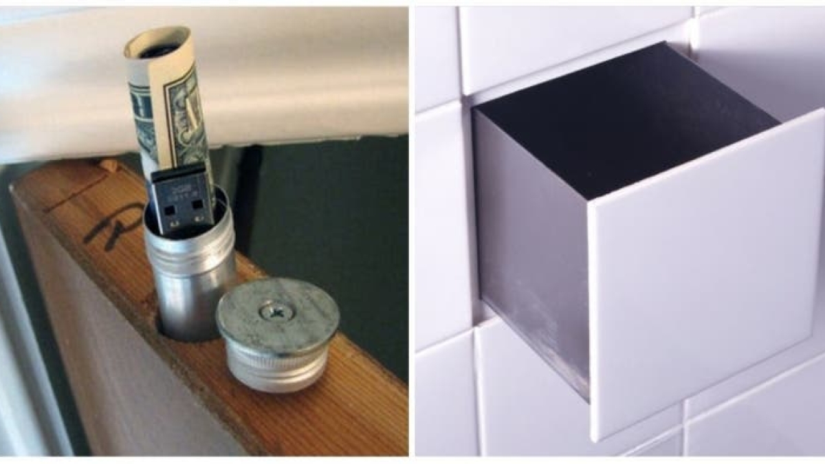Check out these 14 objects that you can turn into clever hidey-holes