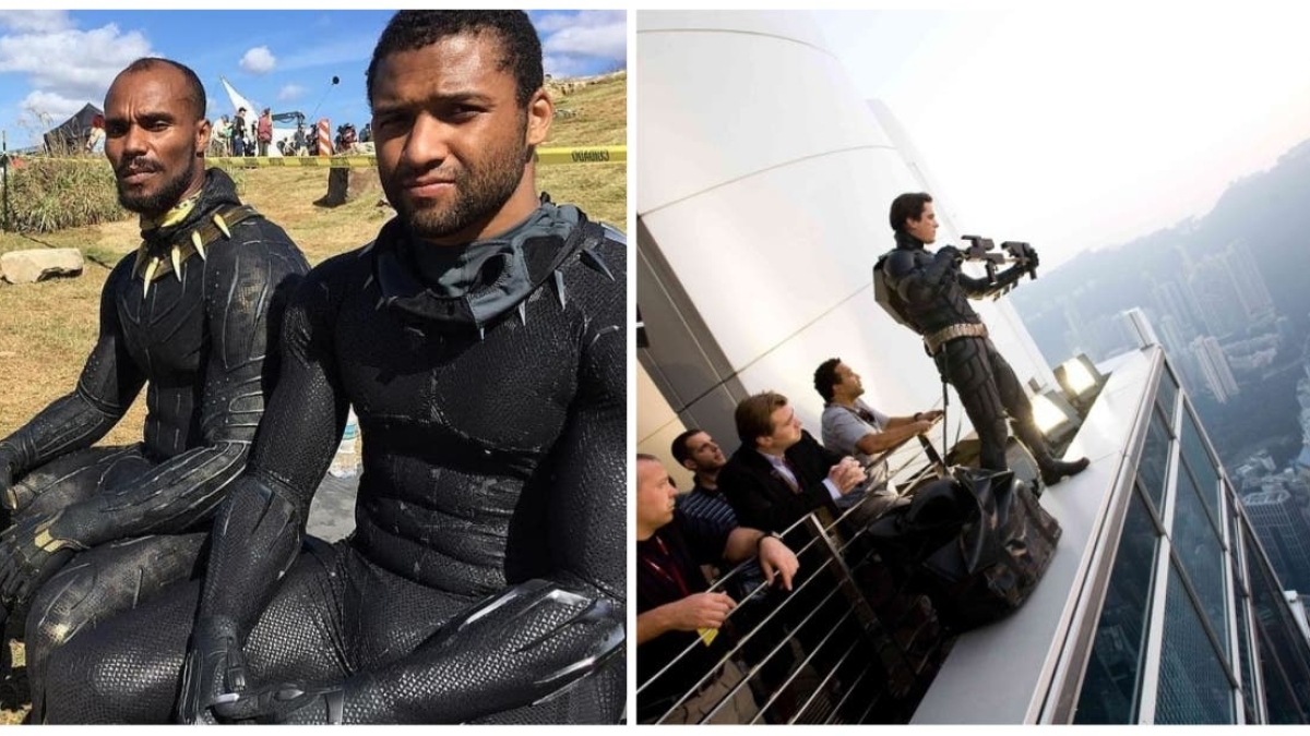16 behind-the-scenes photos from major blockbuster movies