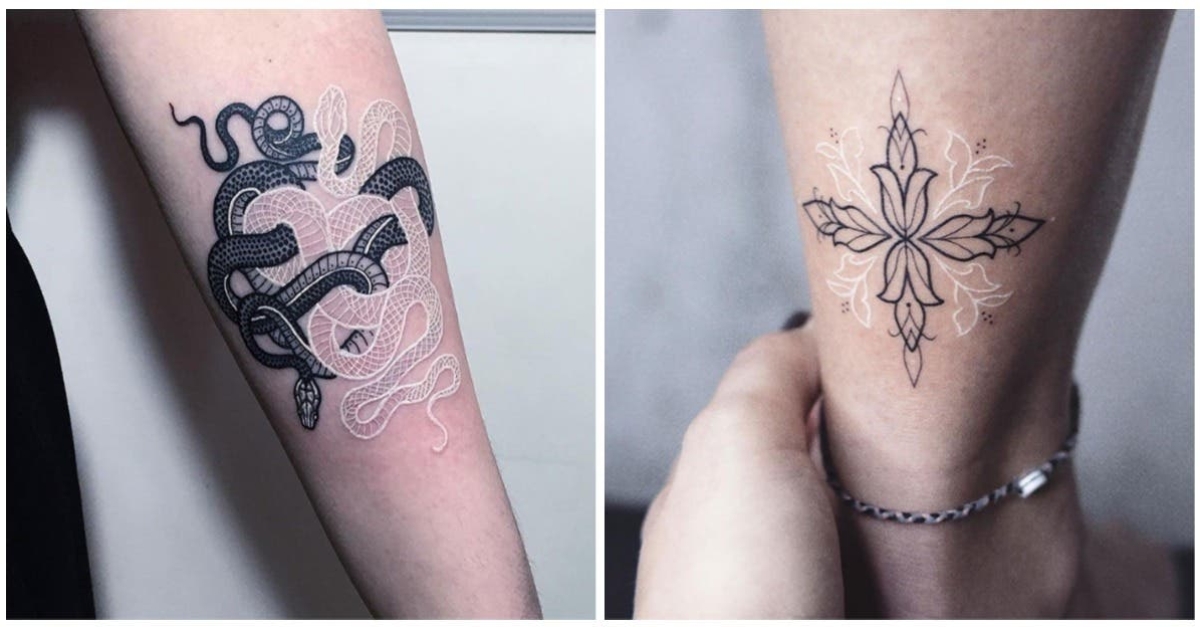 Check out these 30 stunning white ink tattoos