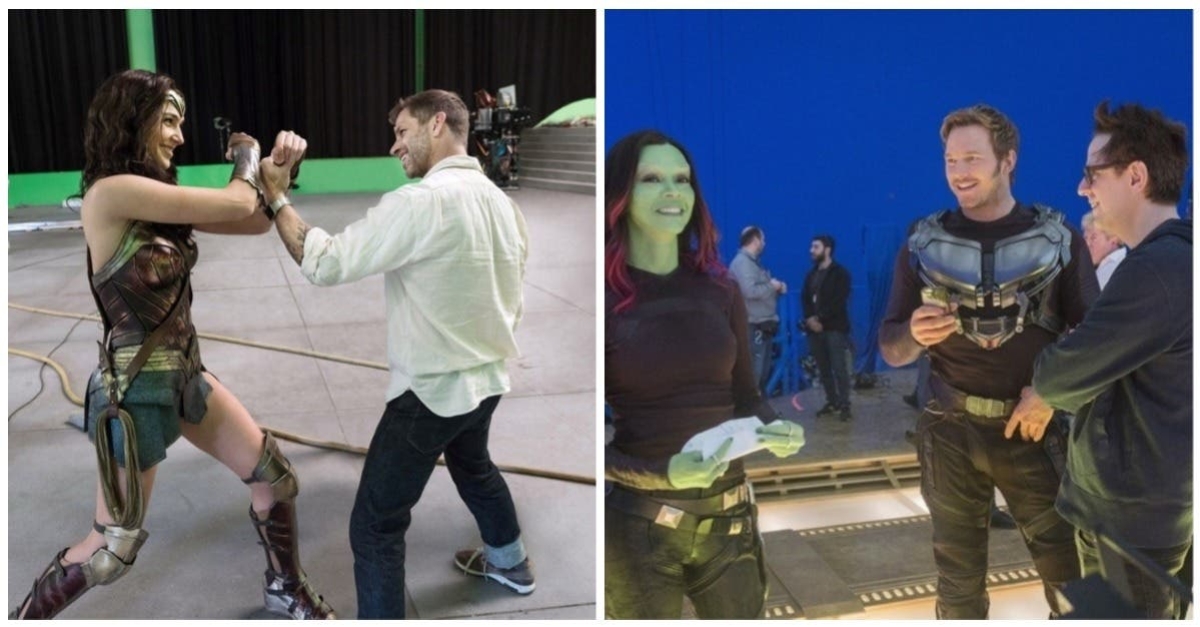 23 behind the scenes photos from blockbuster movies